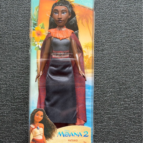 Disney | Toys | Matangi Moana 2 Doll With Black And Orange Dress | Poshmark